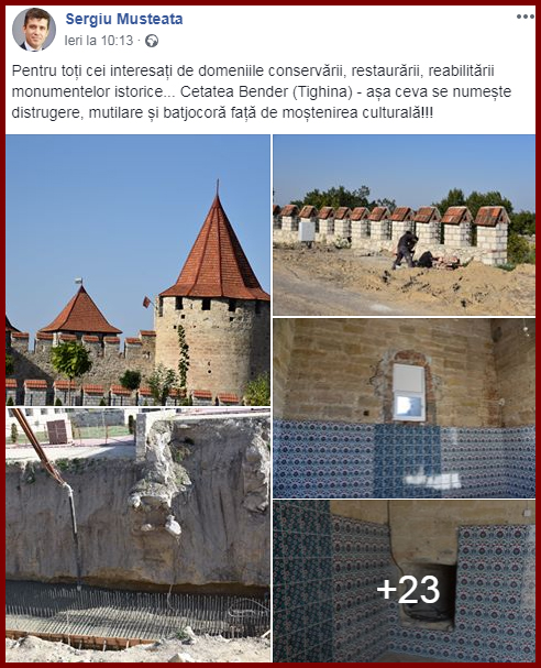 Cum este batjocorit patrimoniul românesc: cetatea Tighina "restaurată ...
